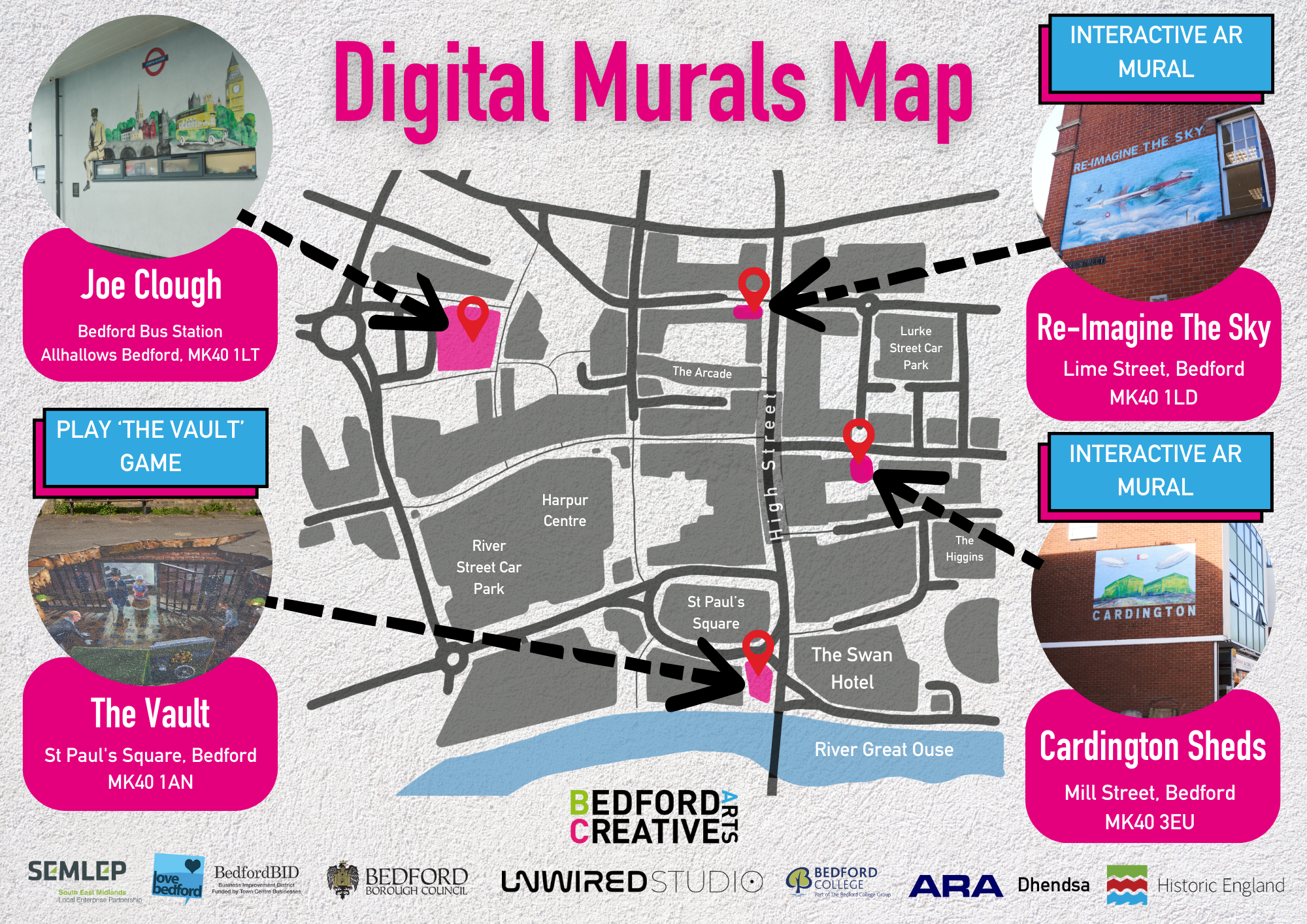 Digital Art Murals - Bedford Creative Arts