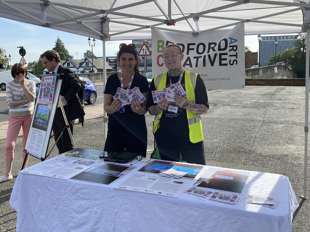 The launch of the new Digital AR Murals - Bedford Creative Arts